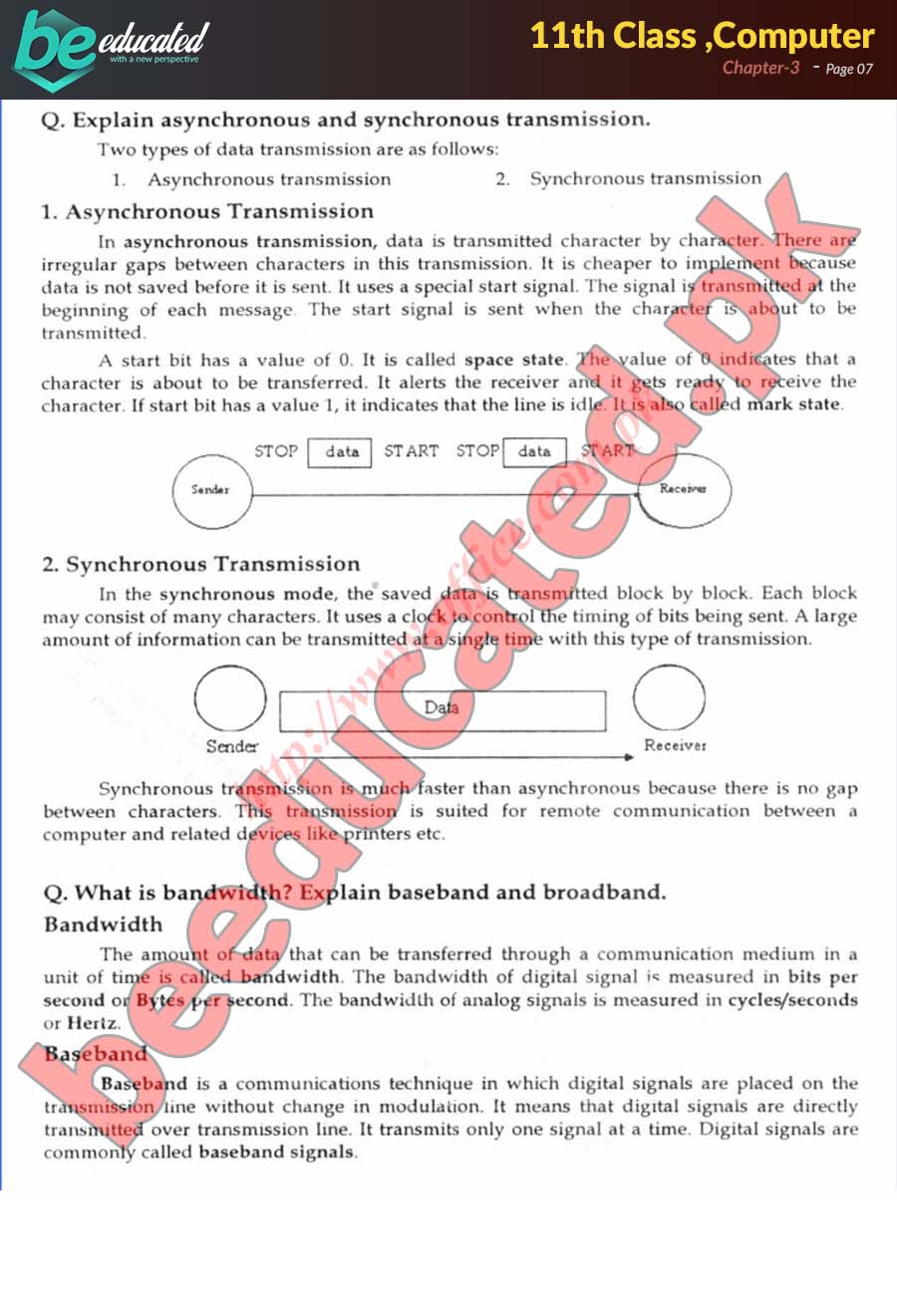 Cahpter 3 Computer Science ICS Part 1 Notes - Inter Part 1 Notes Cahpter 3 Computer Science ICS Part 1 Notes - Inter Part 1 Notes