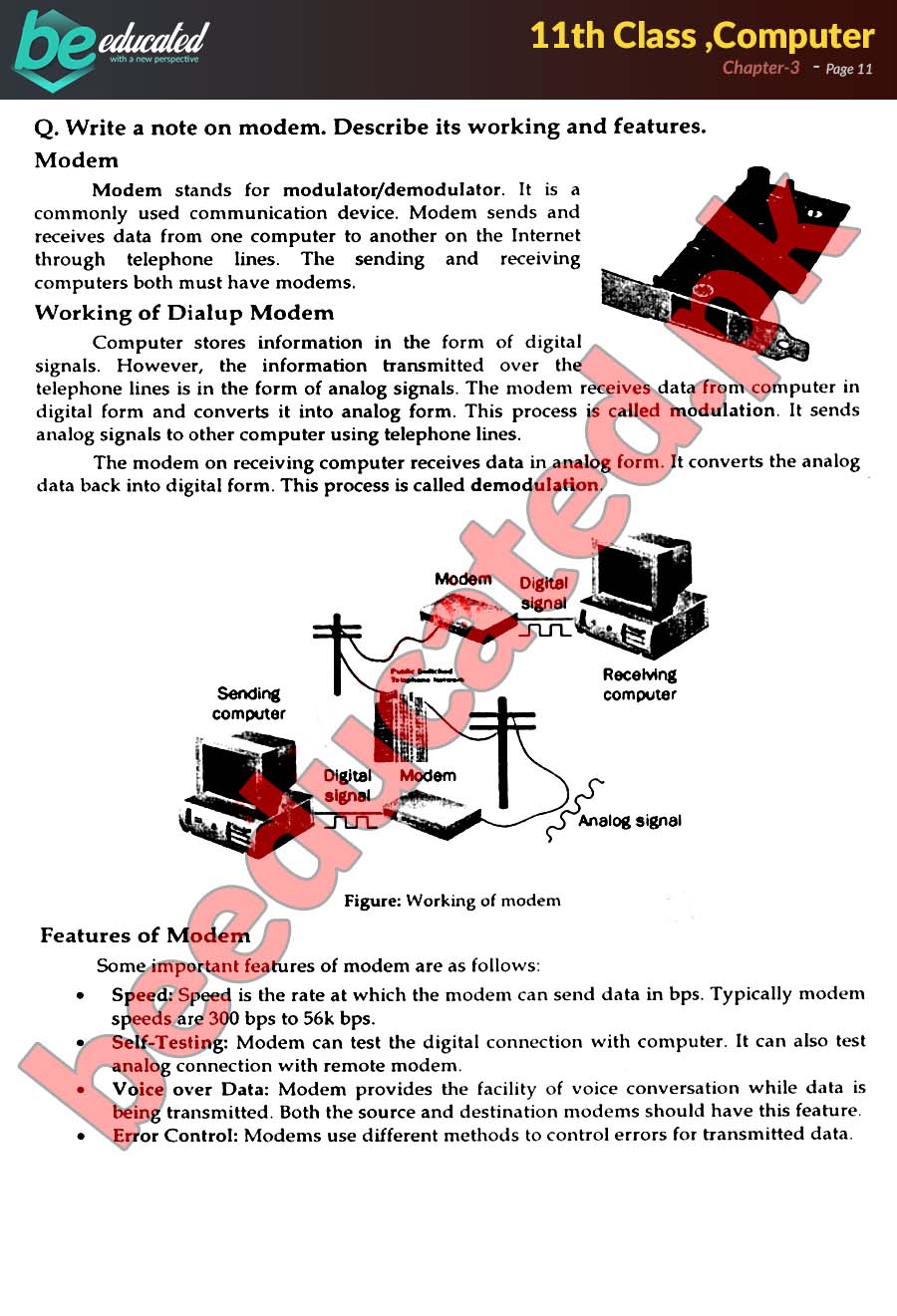 Cahpter 3 Computer Science ICS Part 1 Notes - Inter Part 1 Notes Cahpter 3 Computer Science ICS Part 1 Notes - Inter Part 1 Notes